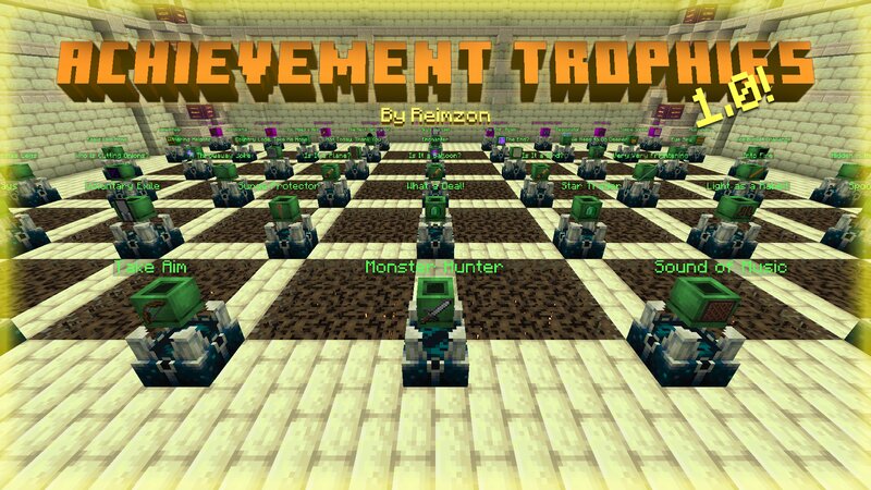 Achievement Trophies Minecraft Data Pack