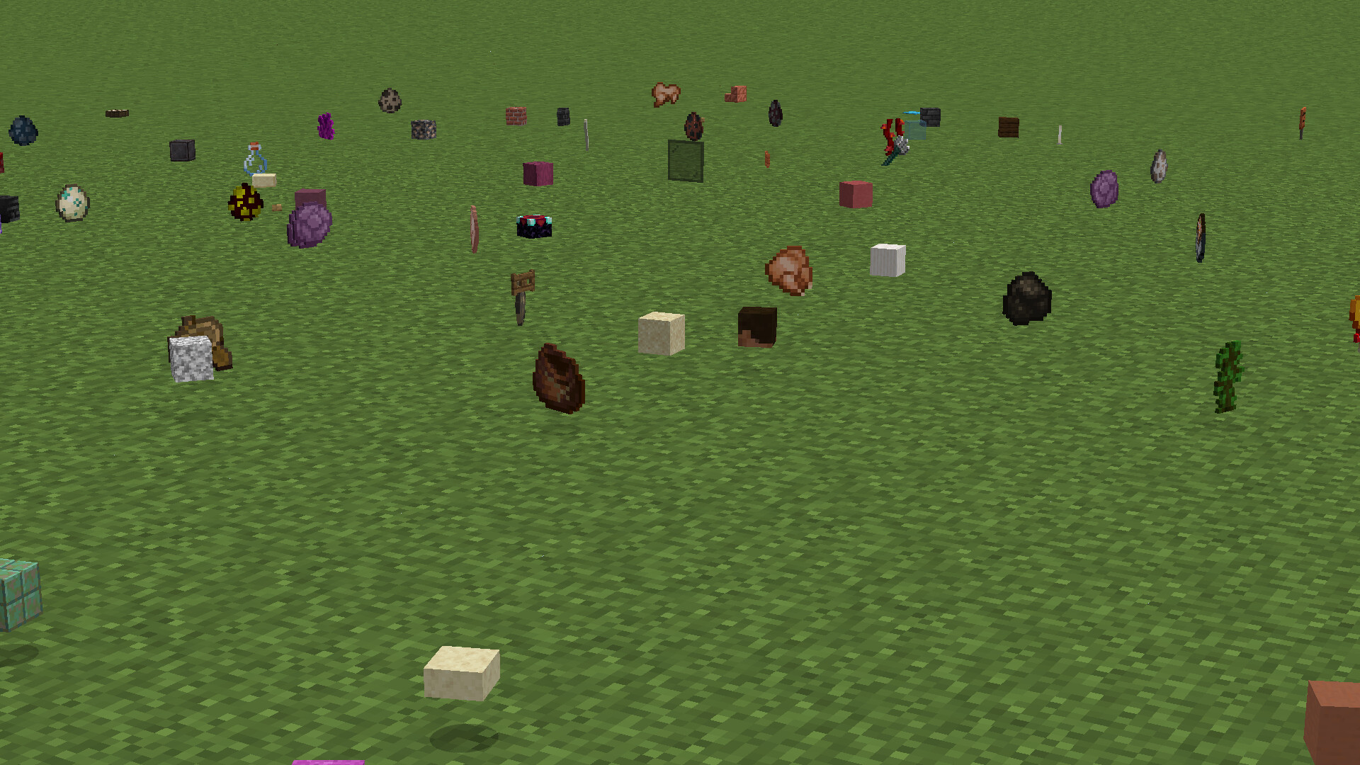 Minecraft But Random Items Rain from the Sky Minecraft Data Pack