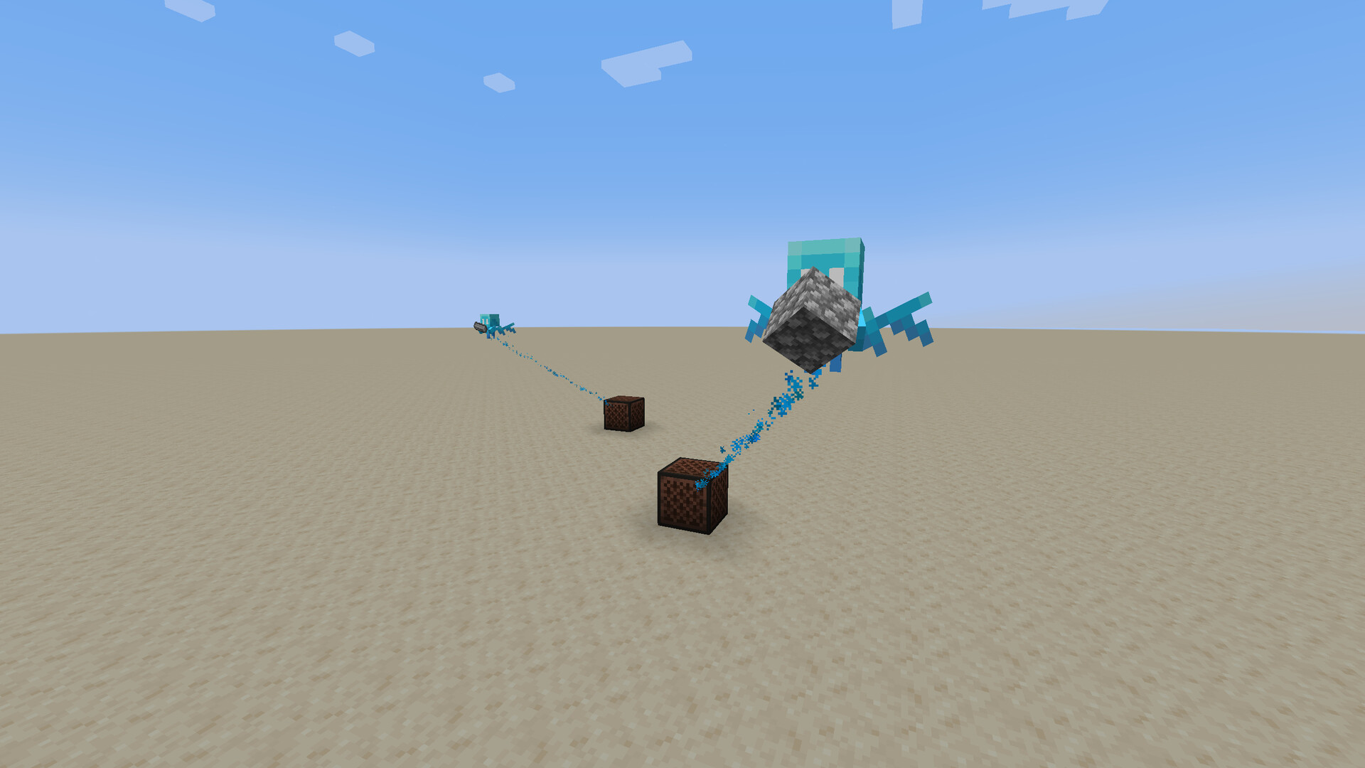 Allay Noteblock Line Link Visualizer Minecraft Data Pack