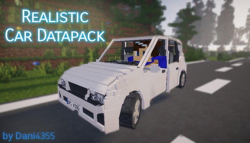 Realistic Car Datapack [1.17+] Minecraft Data Pack