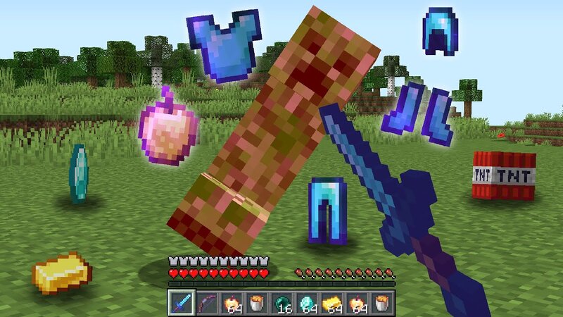 Minecraft, But Mobs Drop OP Items Minecraft Data Pack