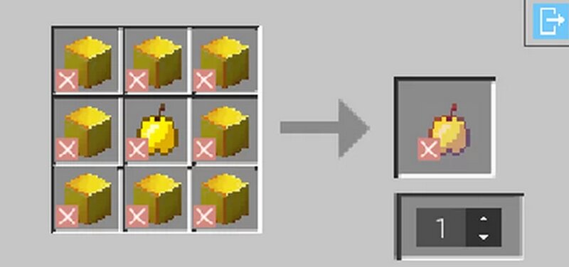 Craft The Apple DataPack Minecraft Data Pack