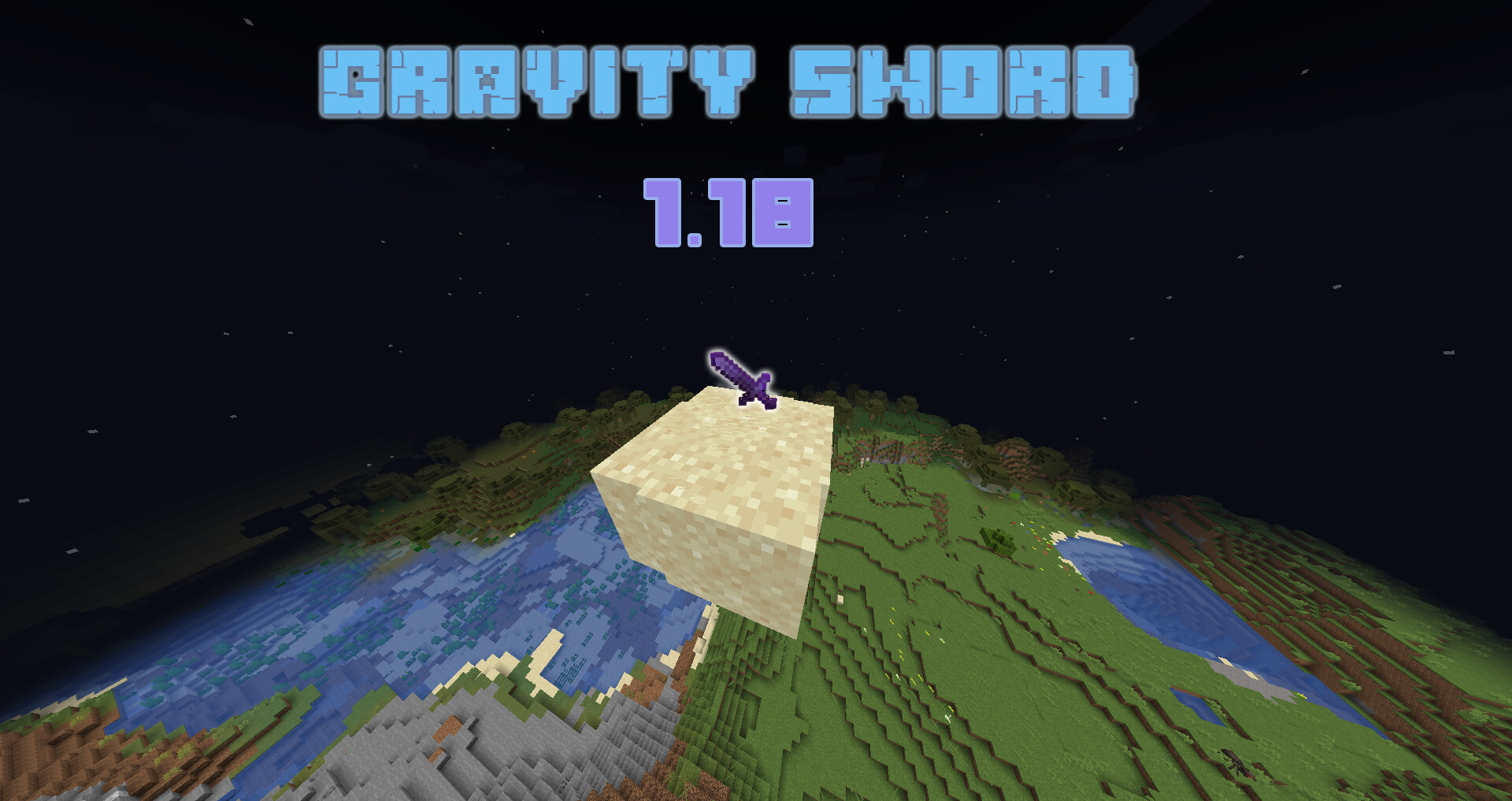 Gravity sword 1.18 Minecraft Data Pack