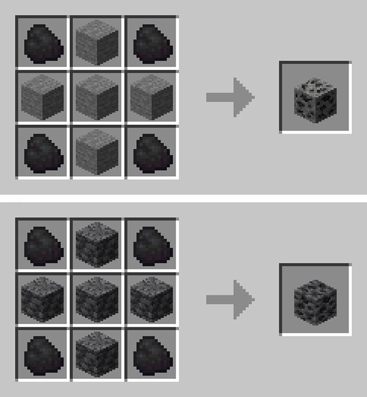 Craftable Ores Minecraft Data Pack