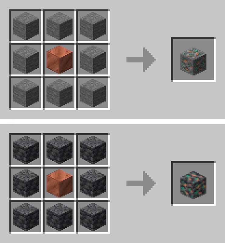 Craftable Ores Minecraft Data Pack