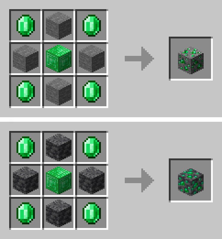 Craftable Ores Minecraft Data Pack