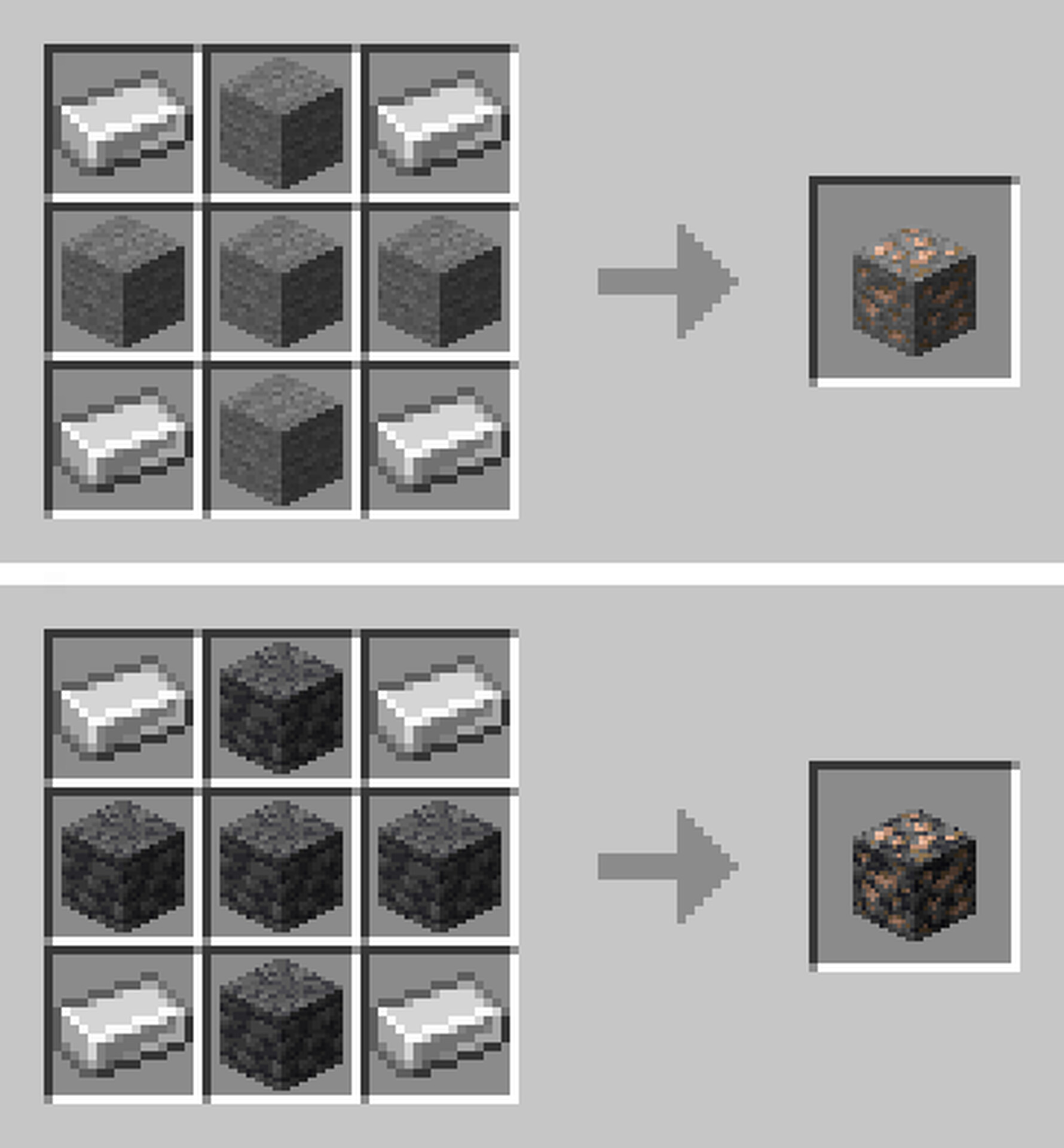 Craftable Ores Minecraft Data Pack
