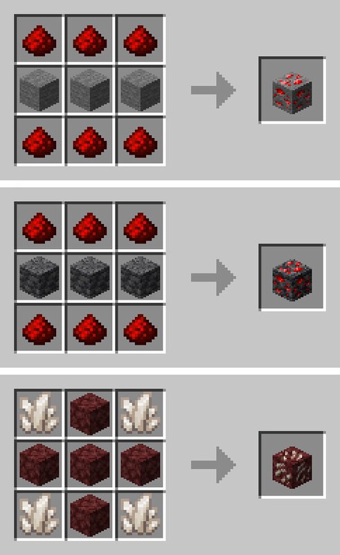 Craftable Ores Minecraft Data Pack
