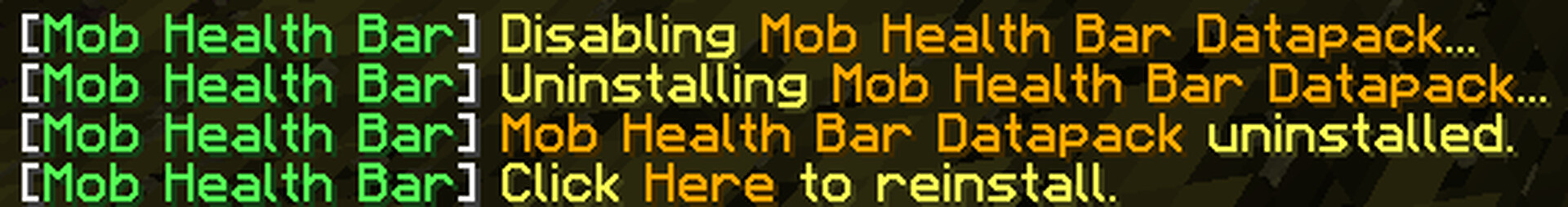 Mob Health Bar Datapack v1.01 Minecraft Data Pack