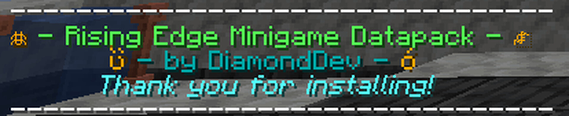 Rising Edge - Minigame Minecraft Data Pack