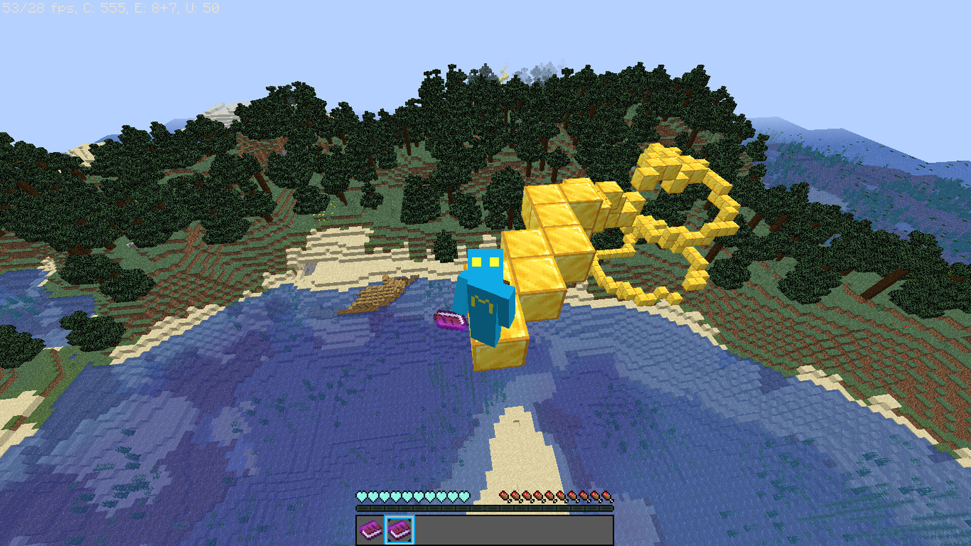 Scaffold Cheat / minecraft but you have scaffold Minecraft Data Pack