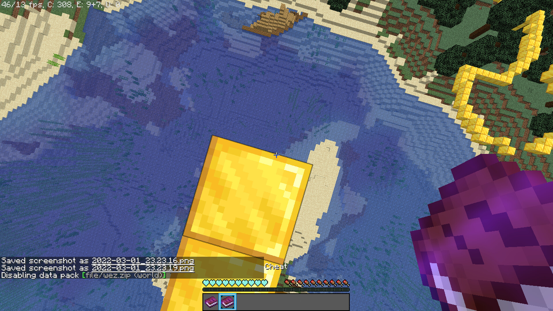 Scaffold Cheat / minecraft but you have scaffold Minecraft Data Pack