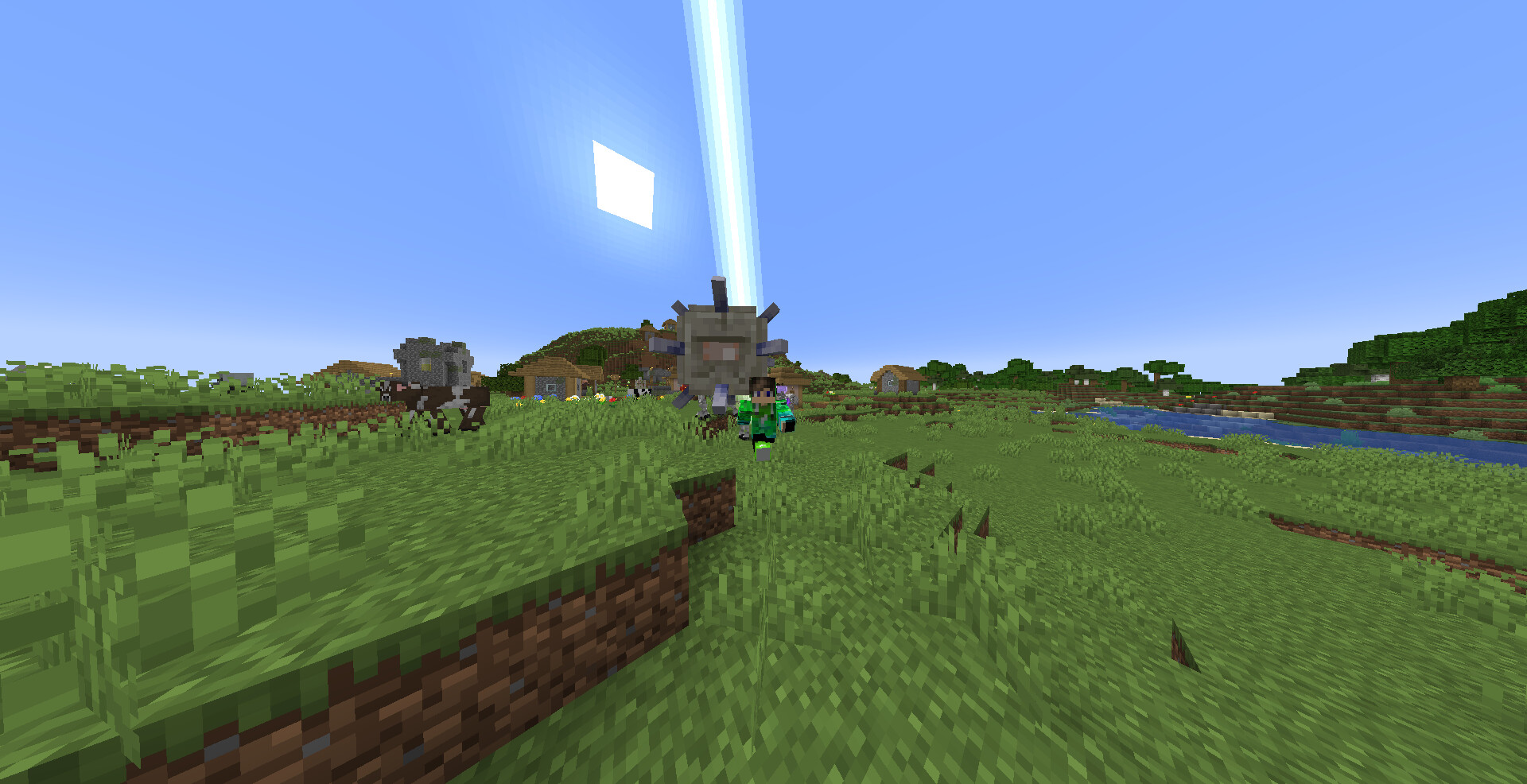 Random Mob Spawn When You Jump Minecraft Data Pack