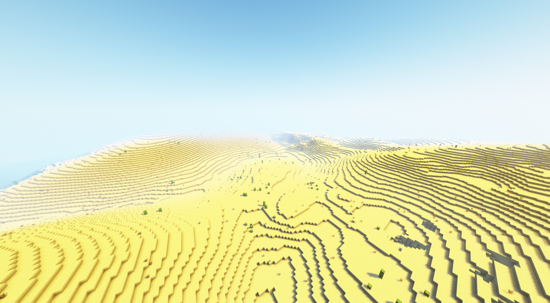 Desert Dunes and Smoother Terrain [Tech Demo] Minecraft Data Pack
