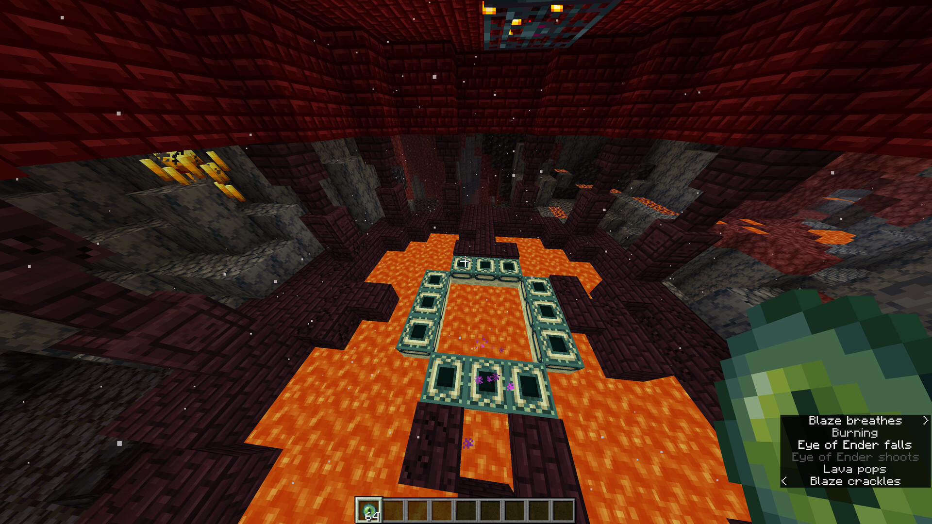 Nether Pavilions (End Portals in the Nether) Minecraft Data Pack