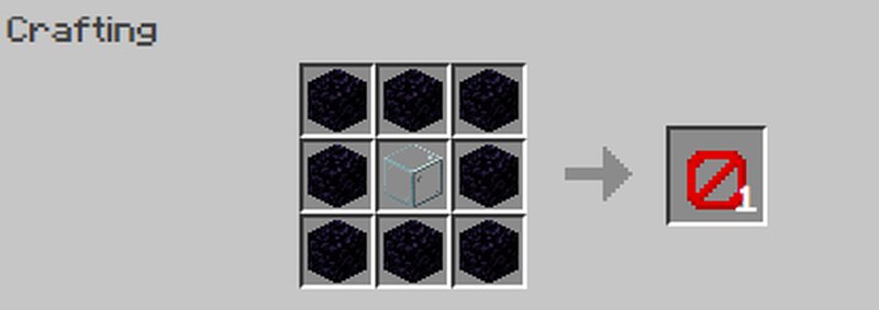 Craftible Barrier Minecraft Data Pack
