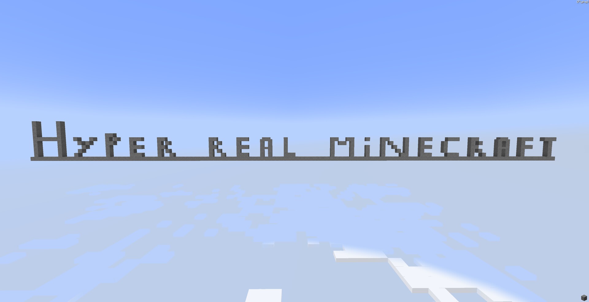 Hyper Real Minecraft Minecraft Data Pack