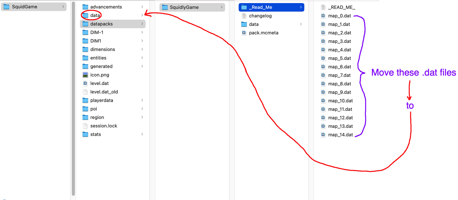 Squidly Games Minecraft Data Pack