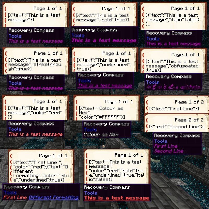 Lore Geek Minecraft Data Pack