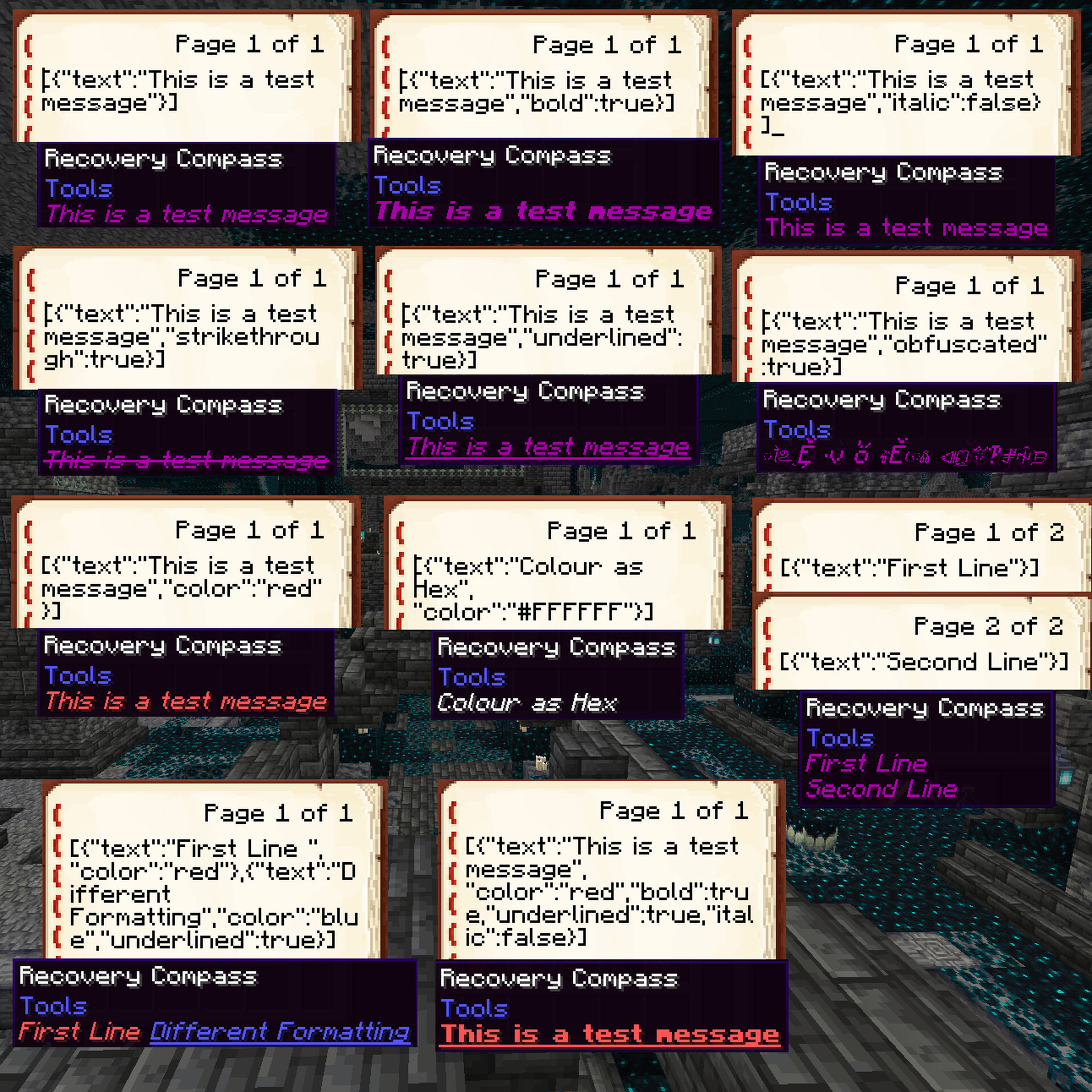 Lore Geek Minecraft Data Pack