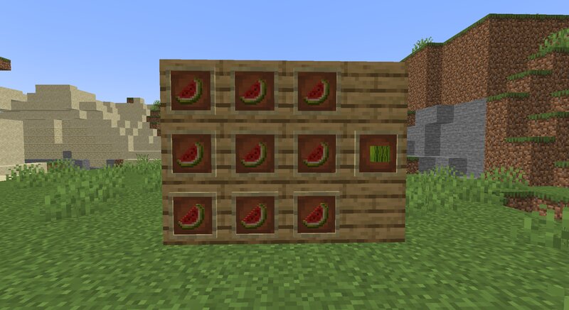 Craftable Melons Minecraft Data Pack