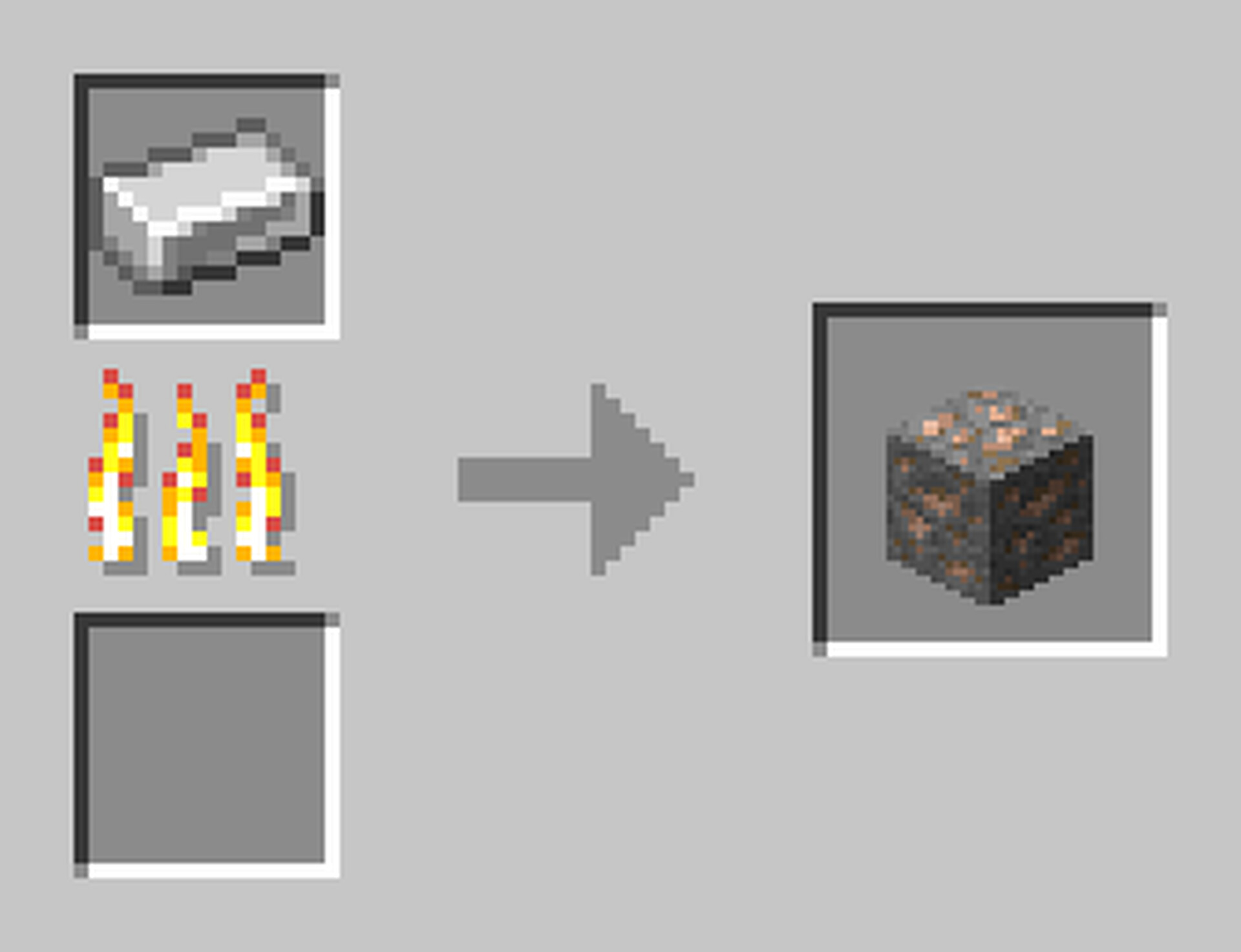 Recycle ores Minecraft Data Pack