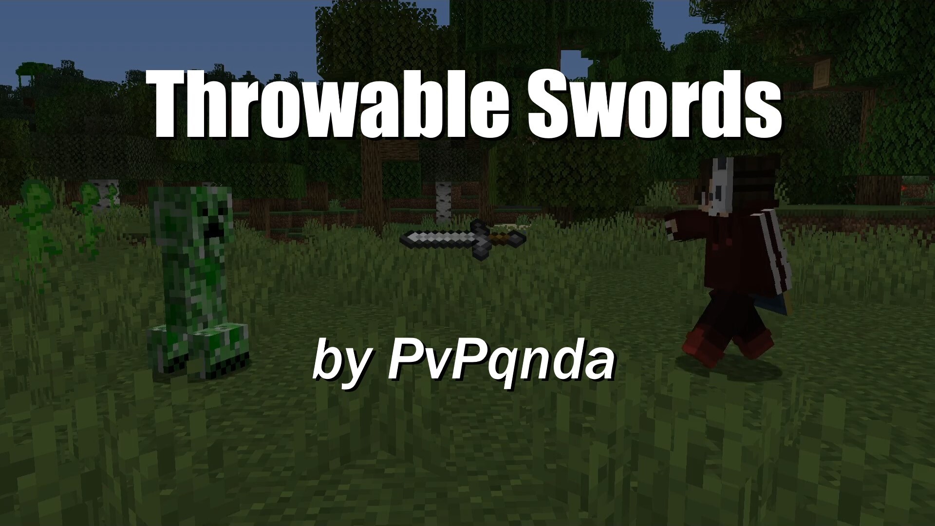 Throwable Swords (And Axes) Minecraft Data Pack