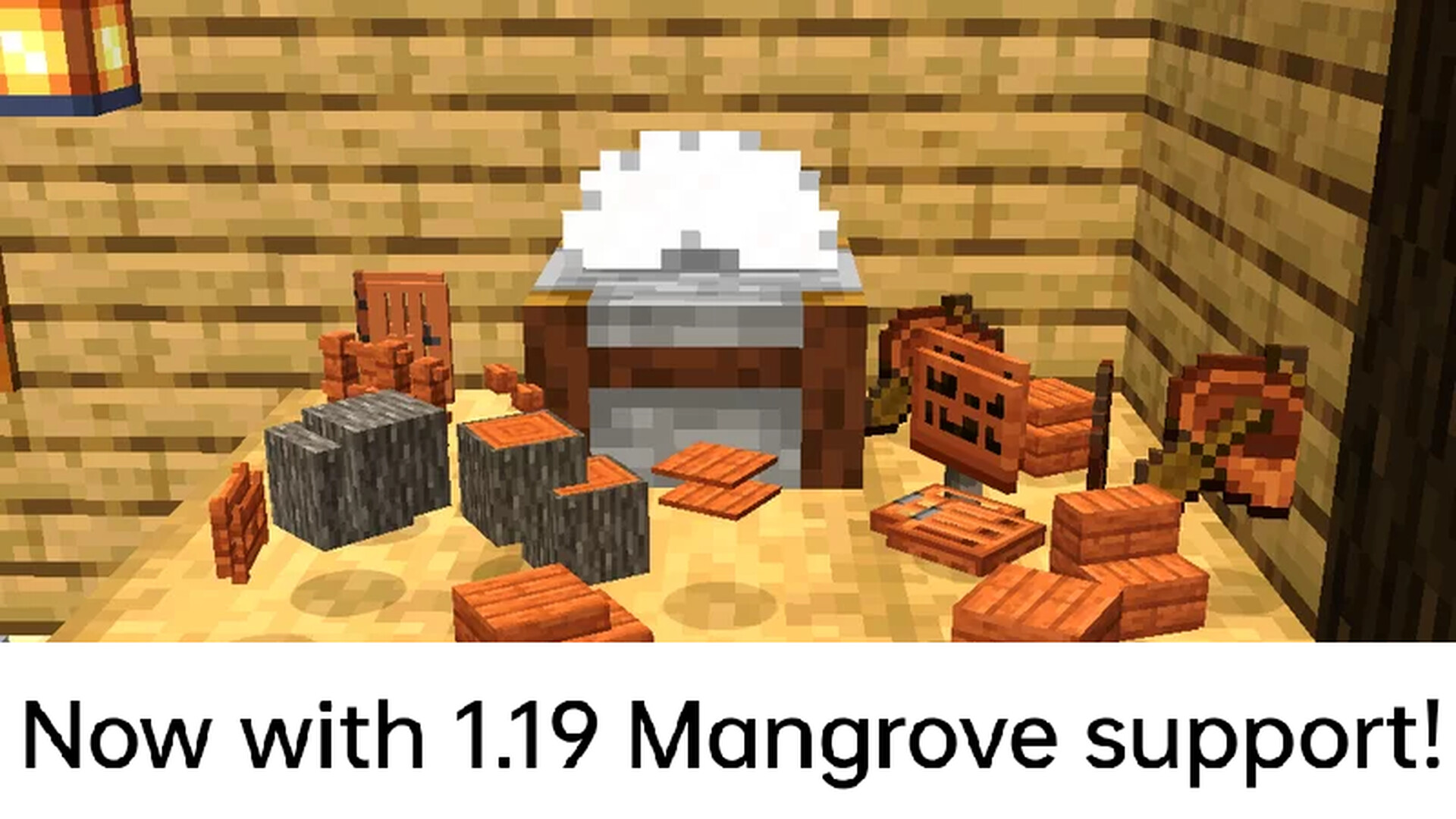 Minecraft But, Stonecutter Can Cut Wood Minecraft Data Pack