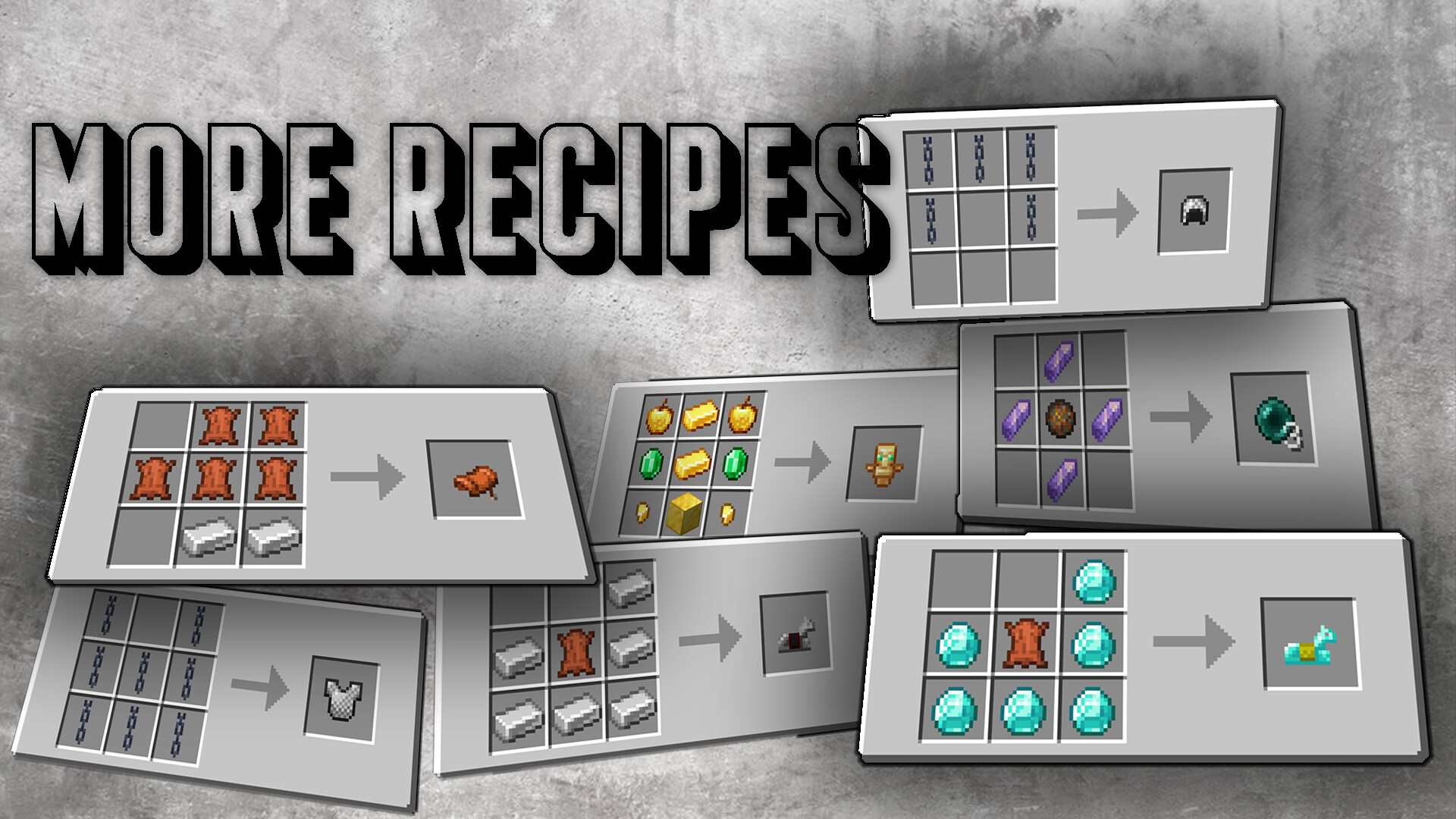 More Recipes! Minecraft Data Pack