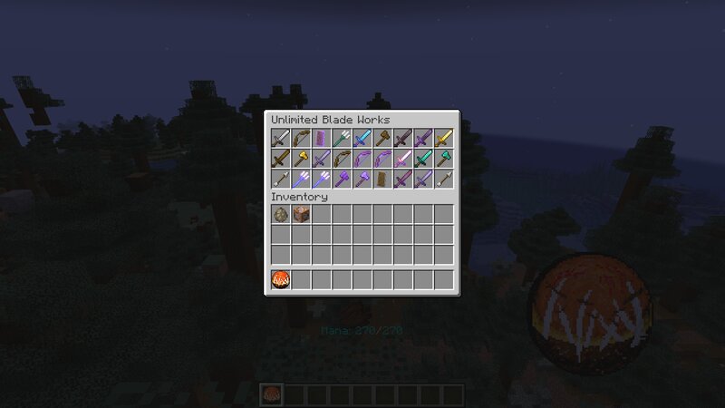 Fate/Stay Night Unlimited Blade Works Reality Marble Minecraft Data Pack