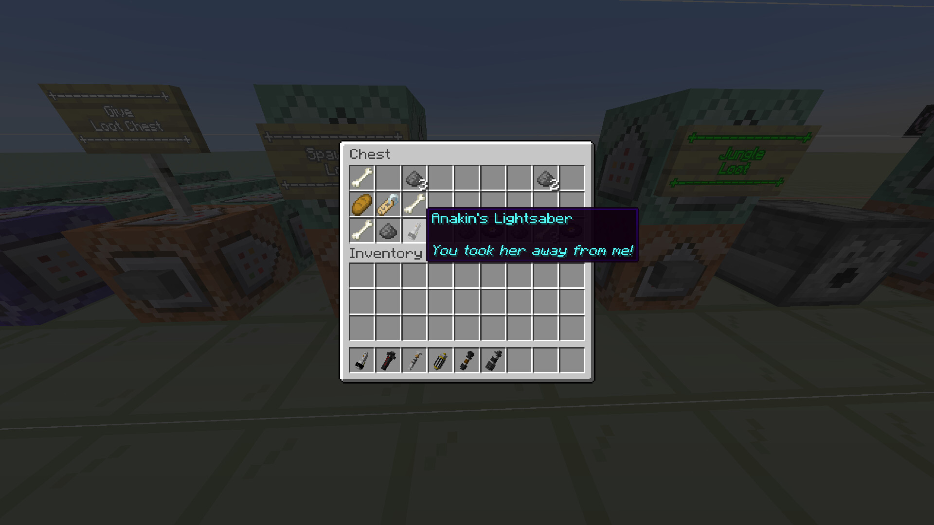 Light-Sabers Datapack Minecraft Data Pack