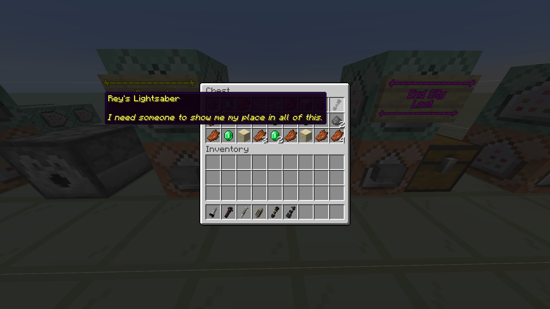 Light-Sabers Datapack Minecraft Data Pack