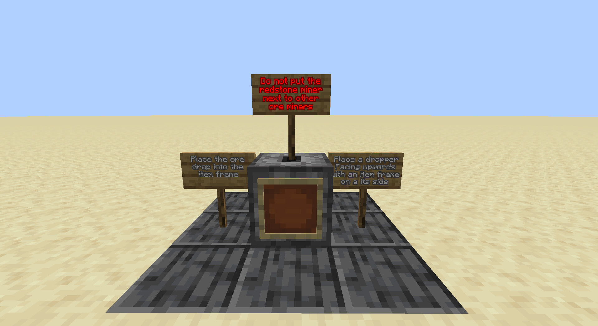 Mini Ore Miner Factory v4 Minecraft Data Pack