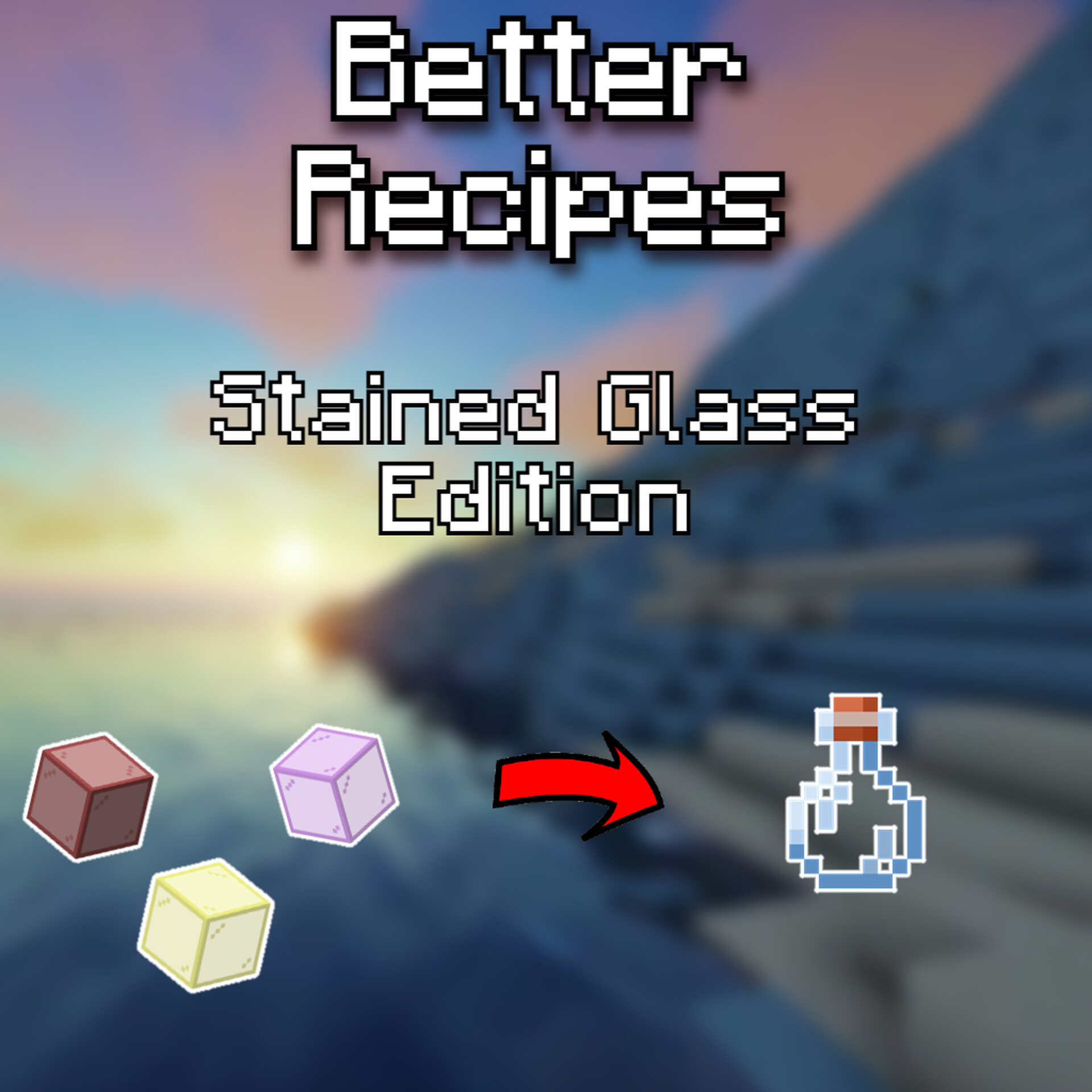 Better Recipes: Stained Glass Edition Minecraft Data Pack