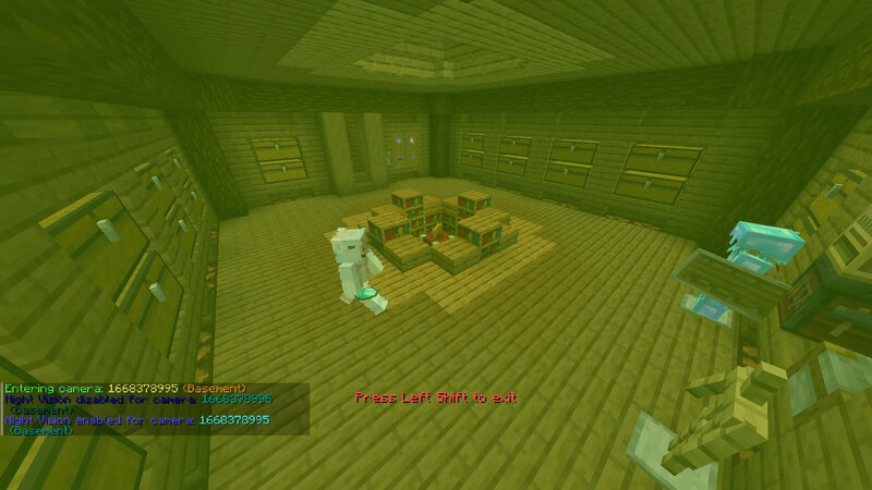 Security Cameras Minecraft Data Pack