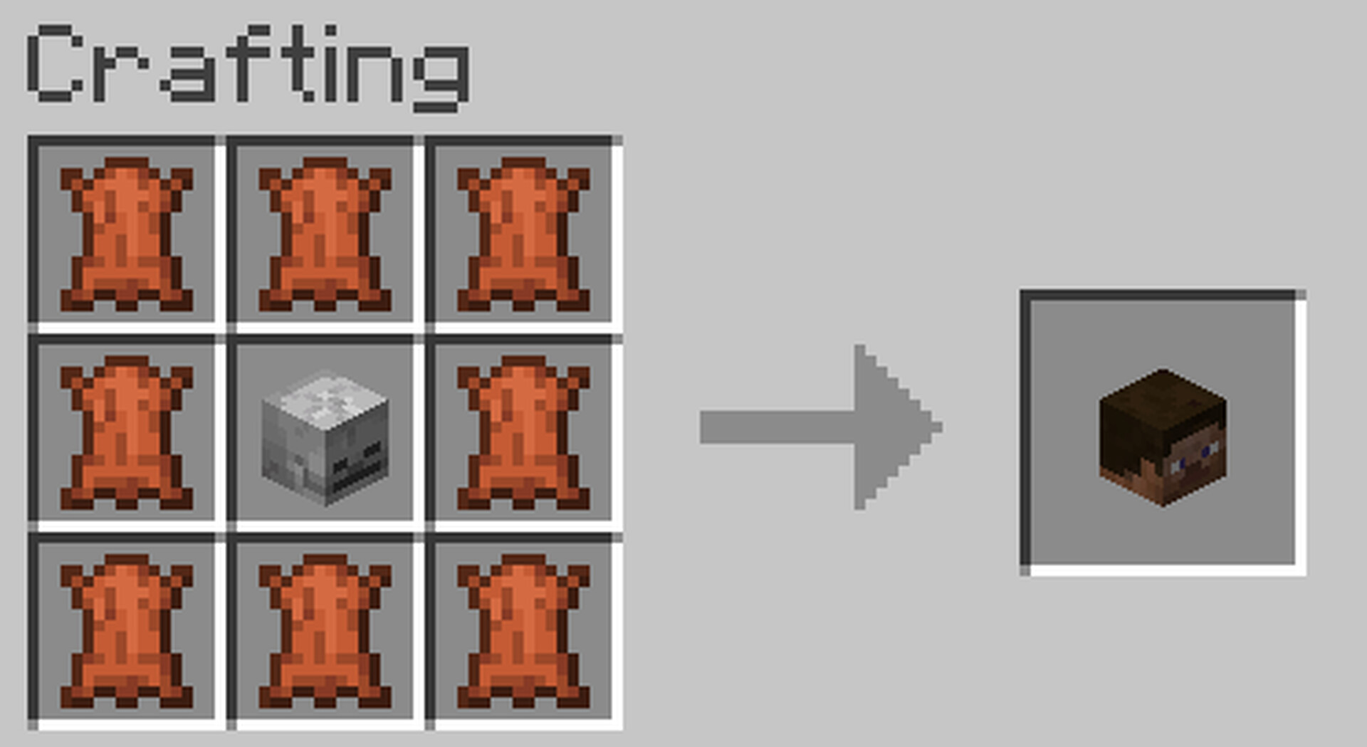 craftible heads Minecraft Data Pack