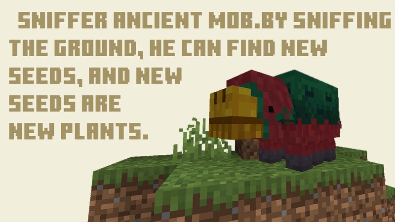 I ADDED SNIFFER TO MINECRAFT Minecraft Data Pack