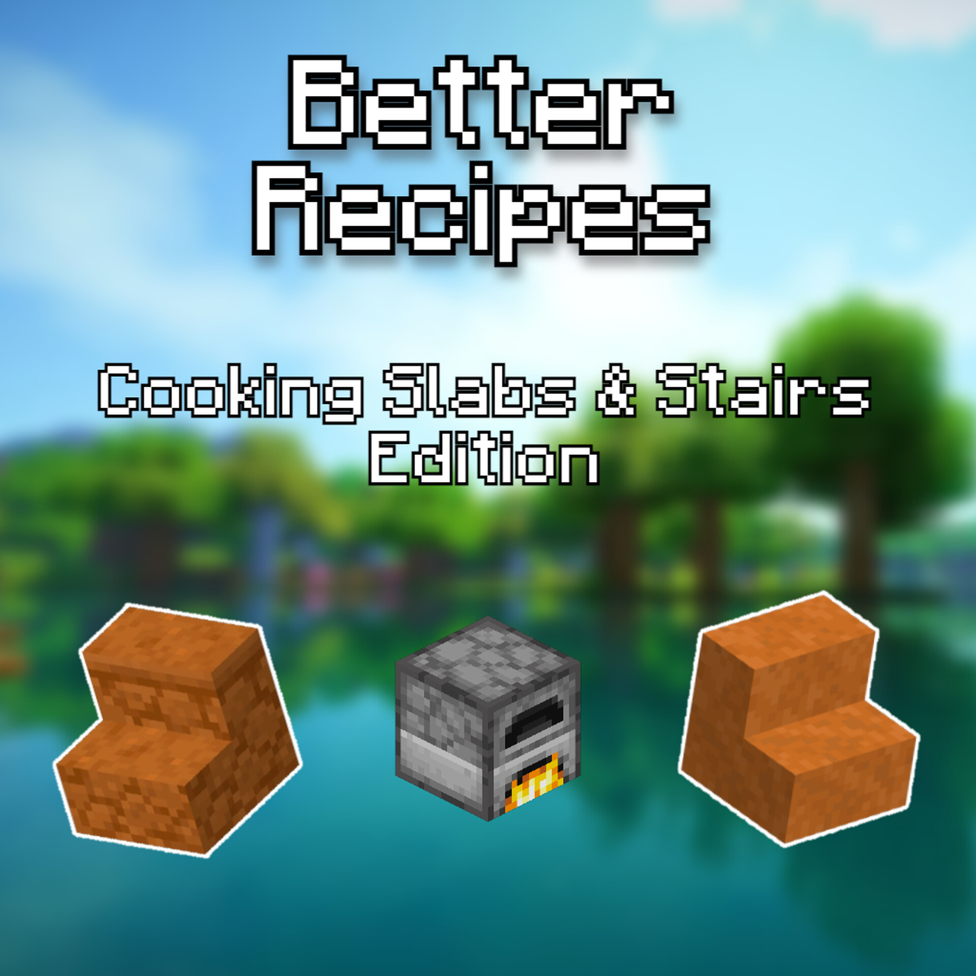 Better Recipes: Cooking Slabs and Stairs Minecraft Data Pack