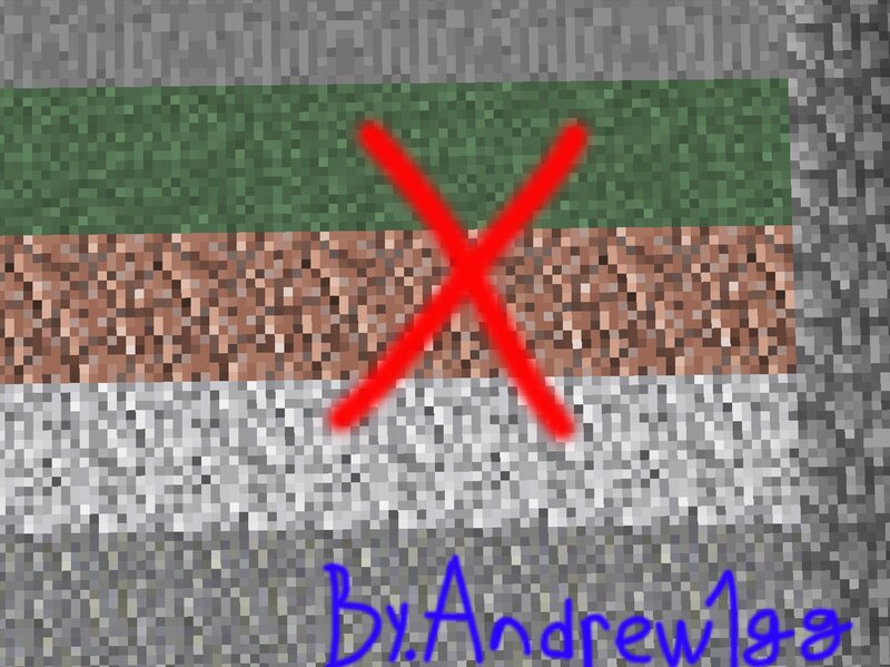 Dont touch grass+stone Minecraft Data Pack