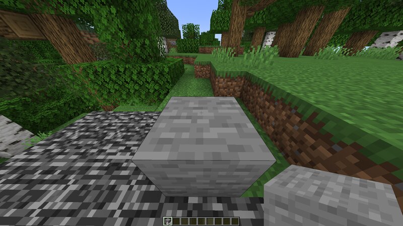 Dont touch grass+stone Minecraft Data Pack