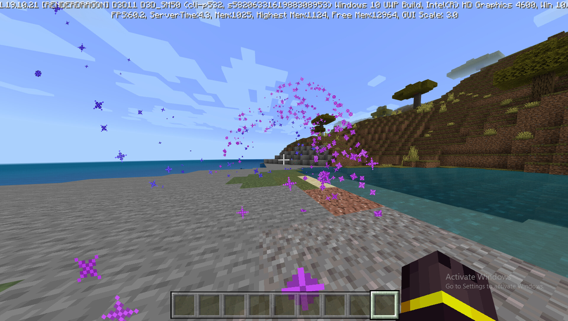 trougable particles addon Minecraft Data Pack