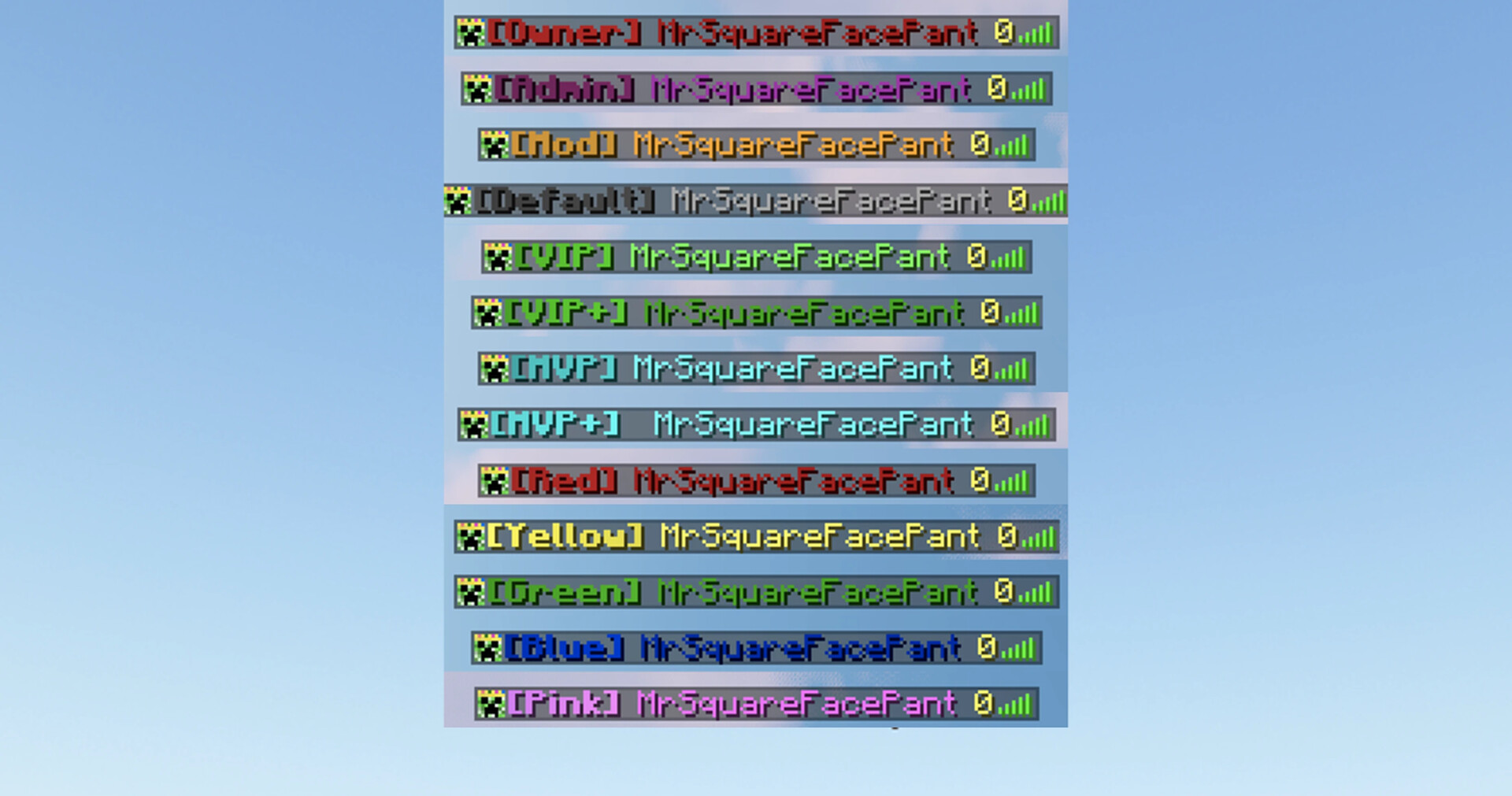 Prefab Teams Minecraft Data Pack