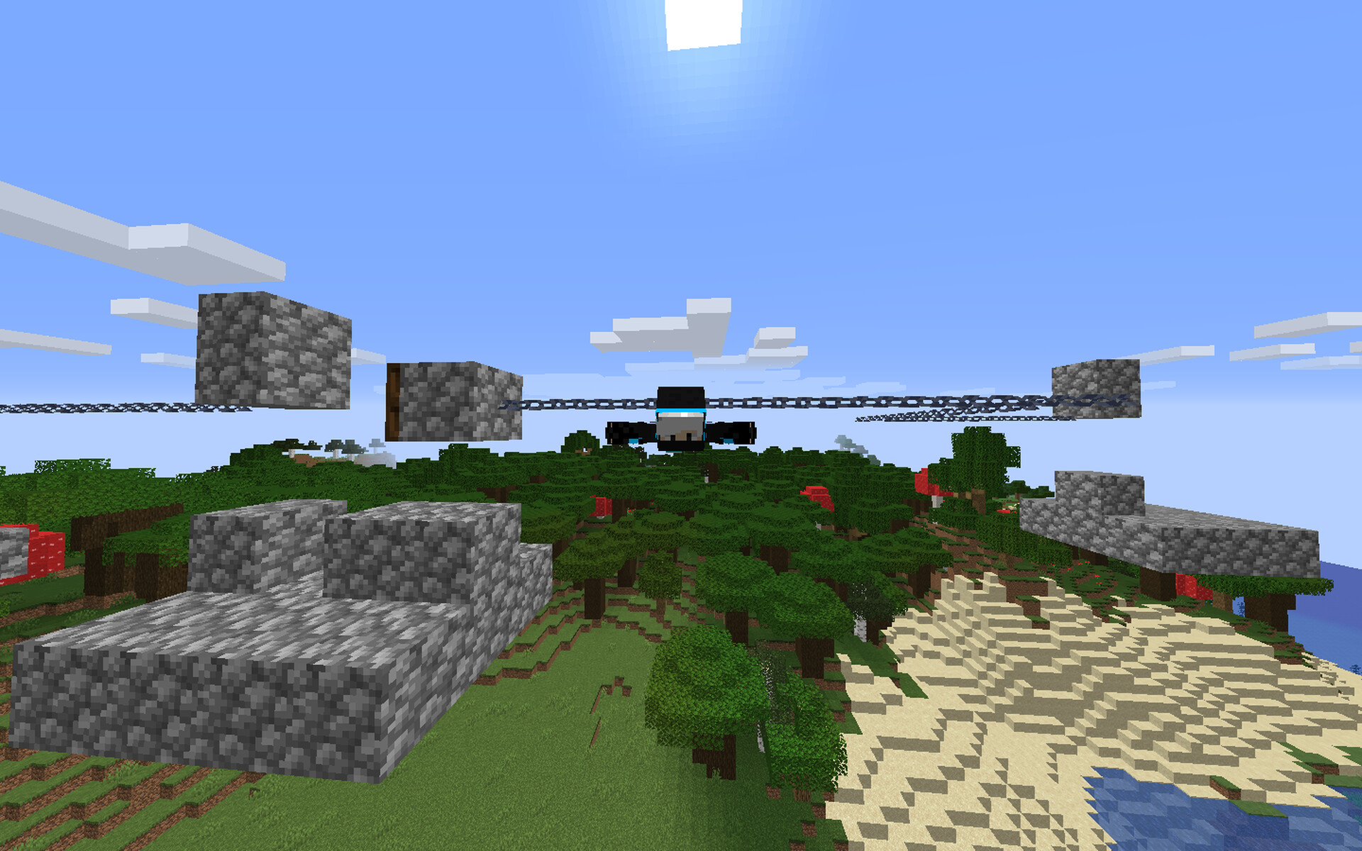 Minecraft Zipline Datapack! (1.16.5) Minecraft Data Pack