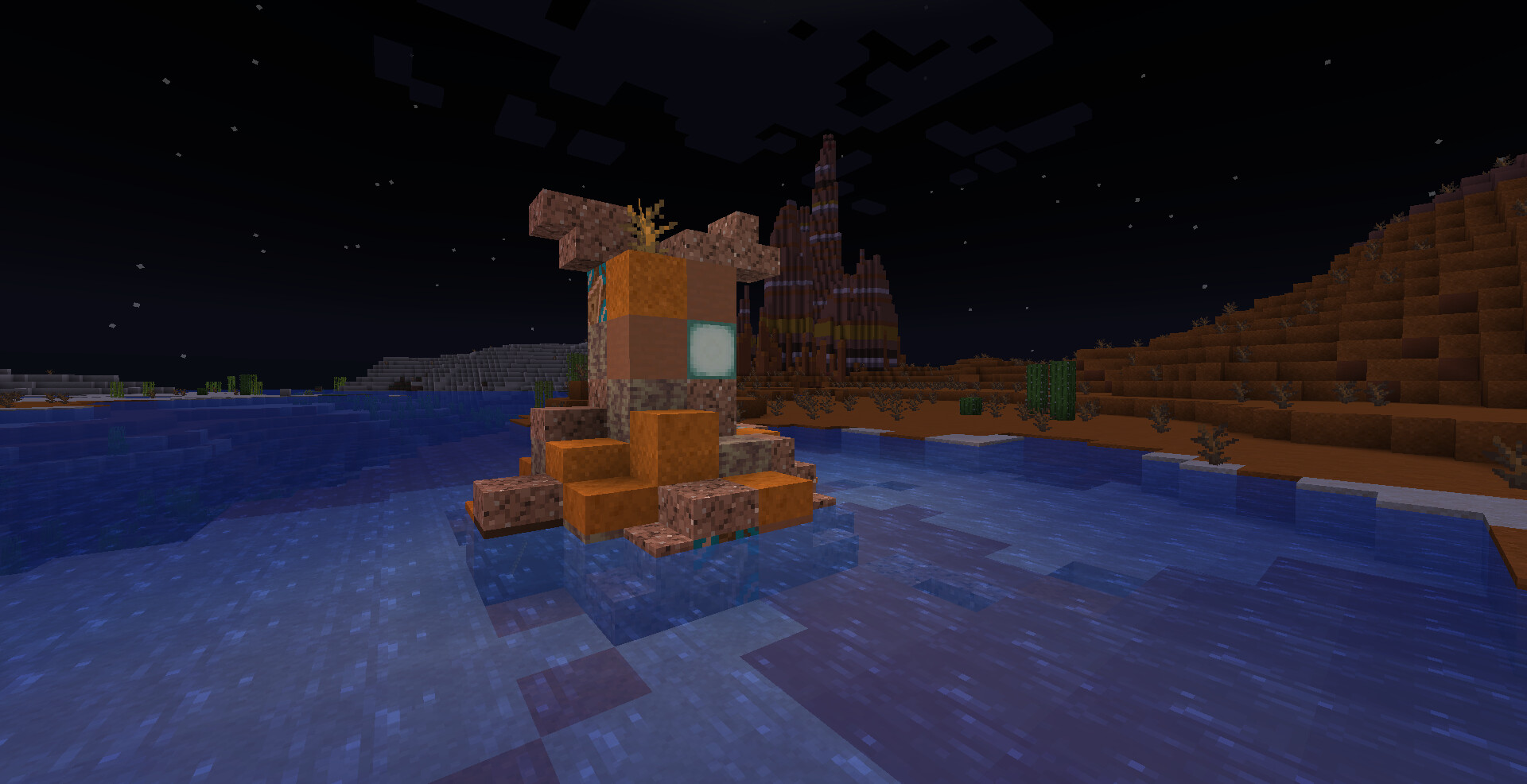 Naturally Generating Ruined Guardians from Botw Minecraft Data Pack