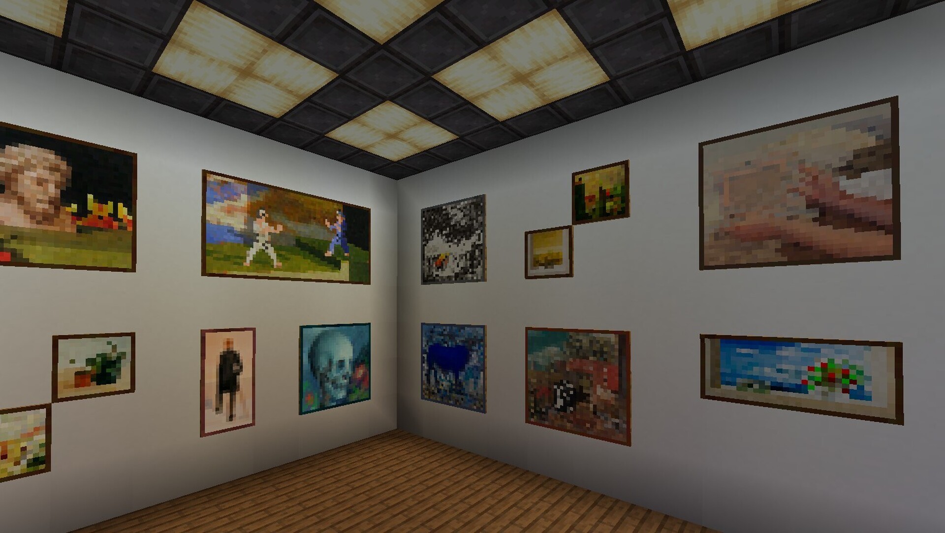 Vector's additional paintings Minecraft Data Pack