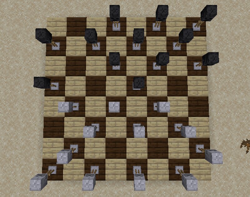 Checkers minigame Minecraft Data Pack