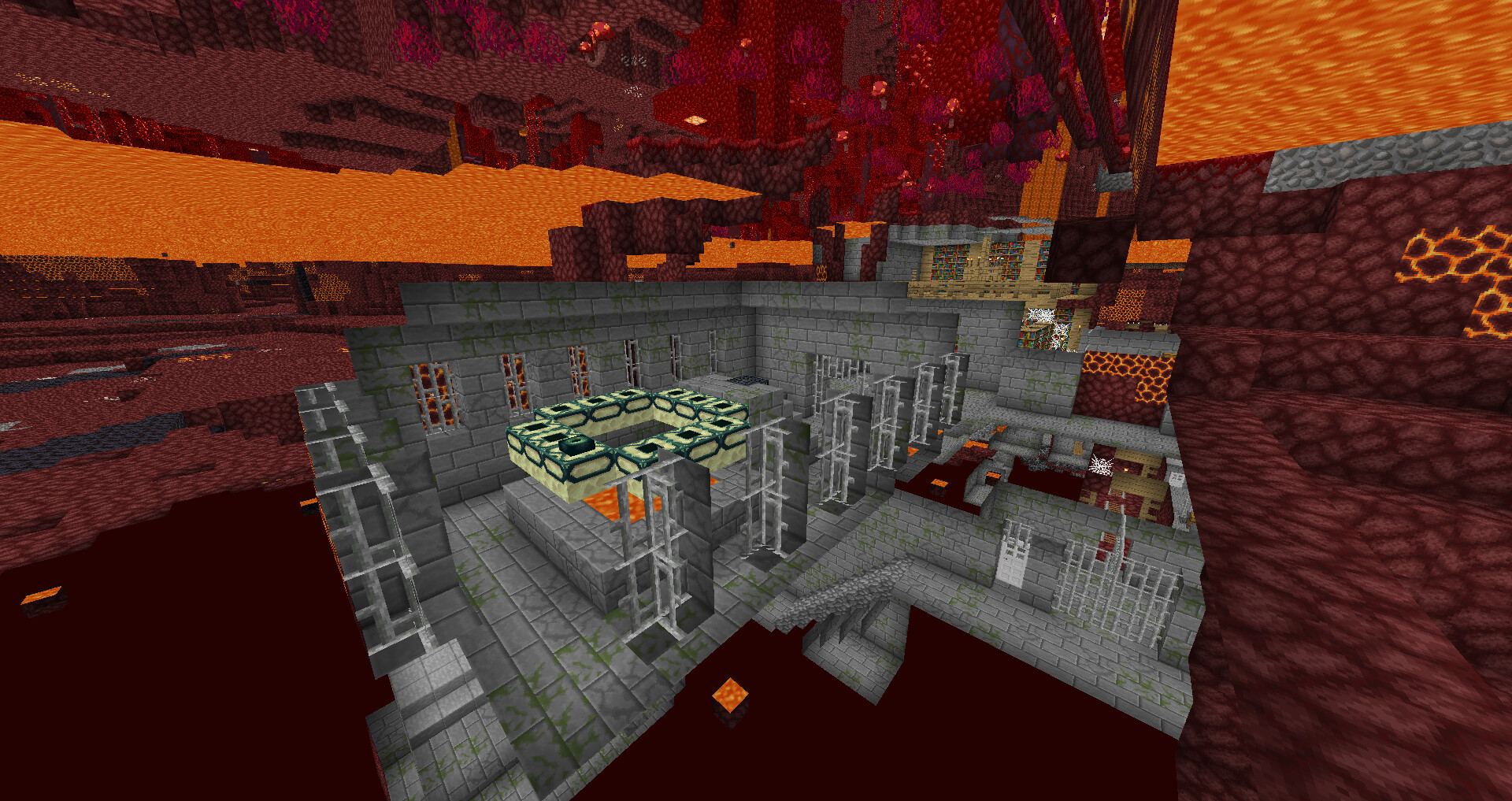 Minecraft, but the Overworld is the Nether Minecraft Data Pack