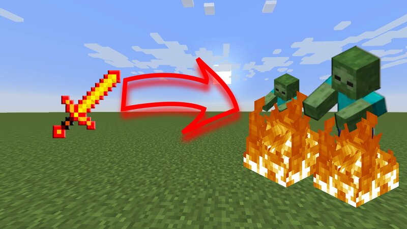 Minecraft But You Can Craft Fire Sword Minecraft Data Pack