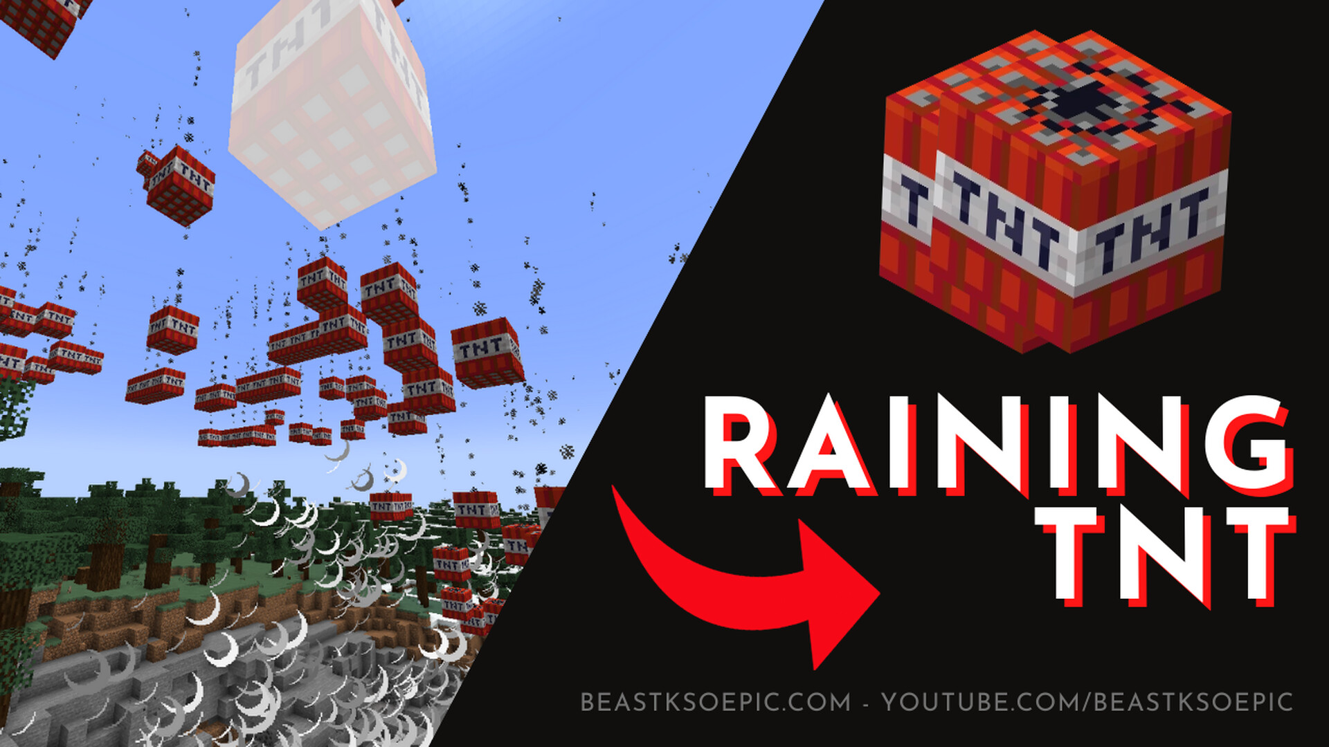 Raining TNT (1.17+) Minecraft Data Pack
