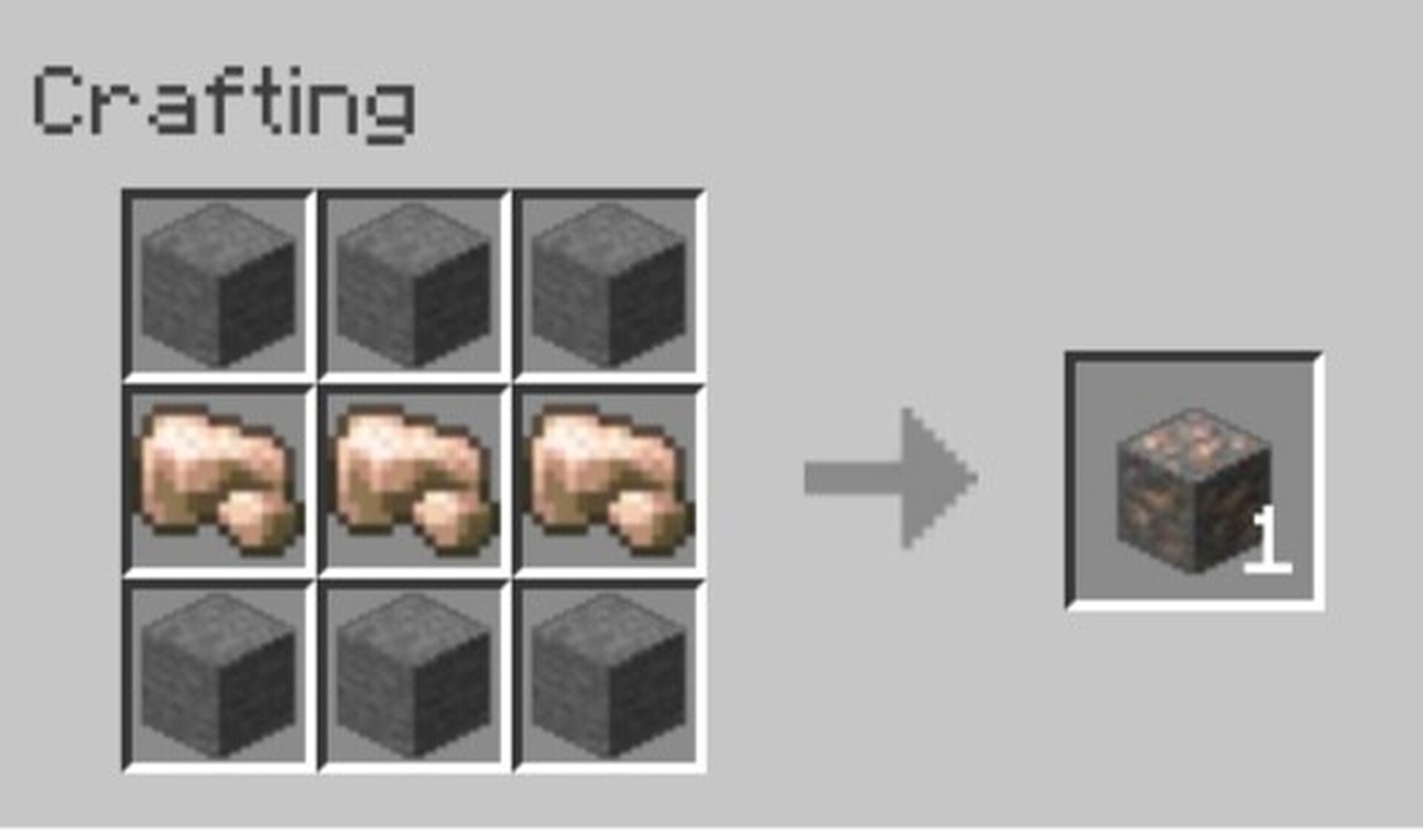 Crafting_ore Minecraft Data Pack